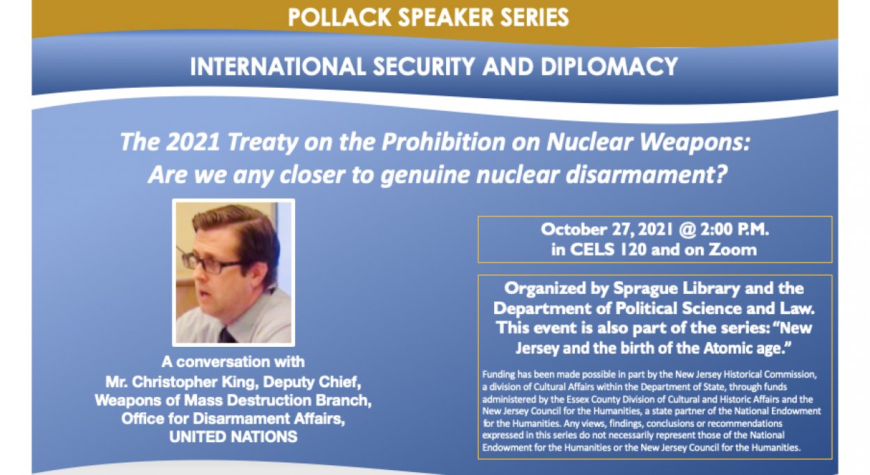 Pollack Speaker Series: Christopher King, United Nations’ Deputy Chief ...
