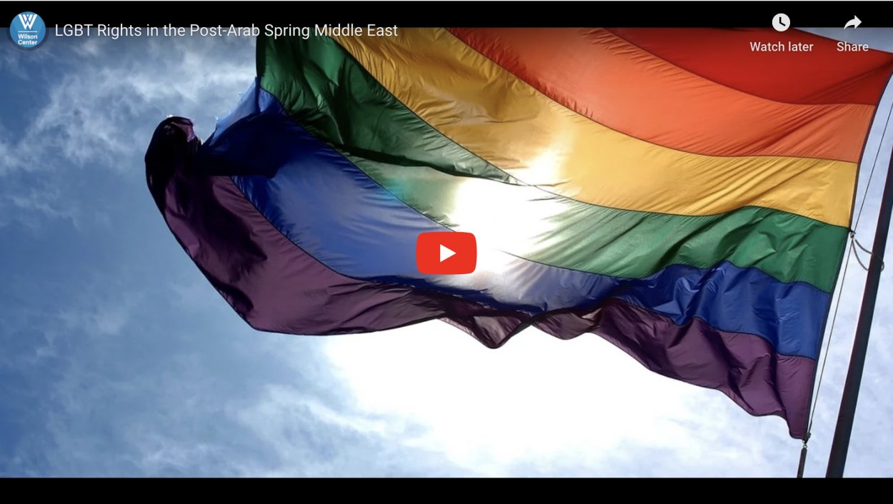 Mar 13, 2017 @1:00pm | LGBT Rights In The Post-Arab Spring Middle East ...