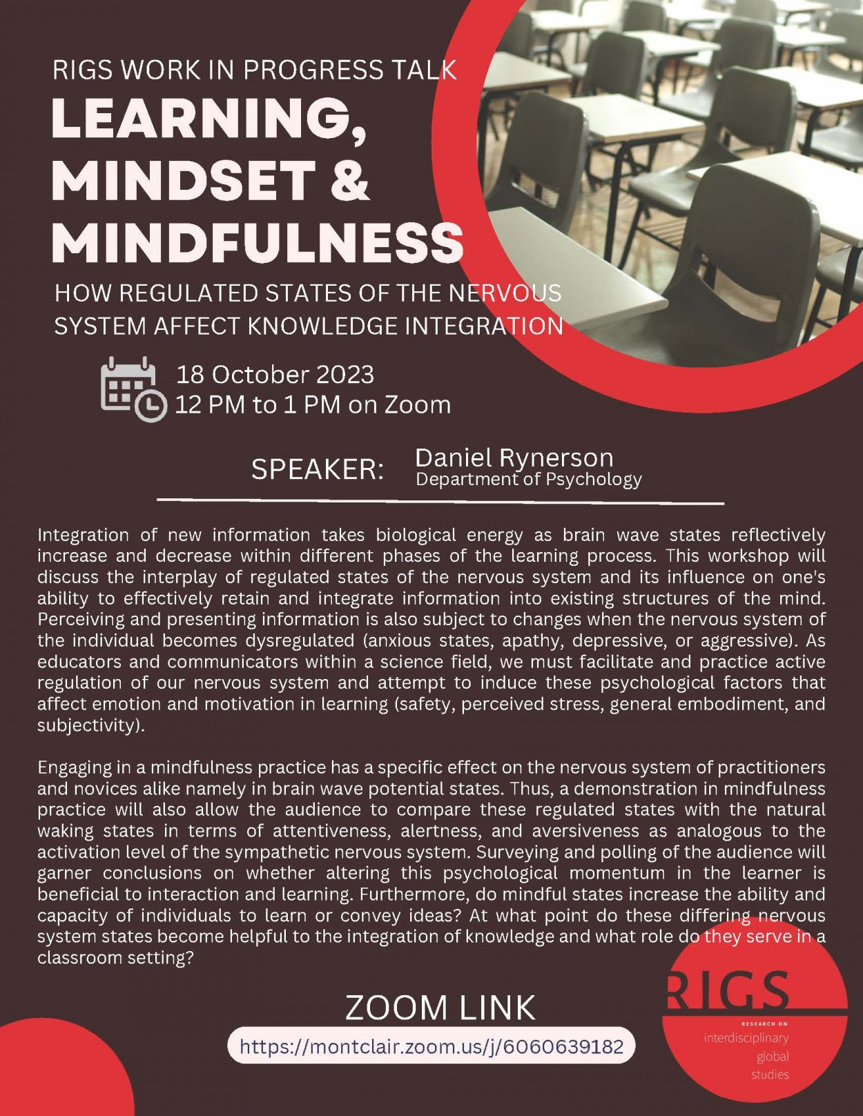 October 18, 2023 12:00pm-1:00pm | Learning, Mindset, & Mindfulness: How ...