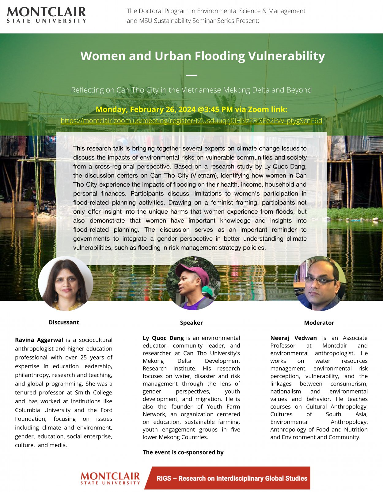 February 26, 2024 3:45pm-5:00pm | Women And Urban Flooding ...