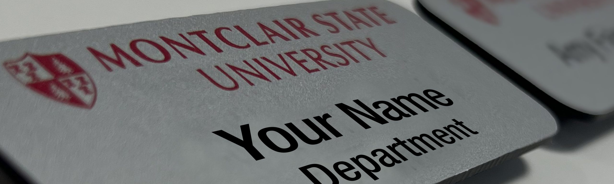 Instructions For Ordering Your Montclair State Name Badge – University ...