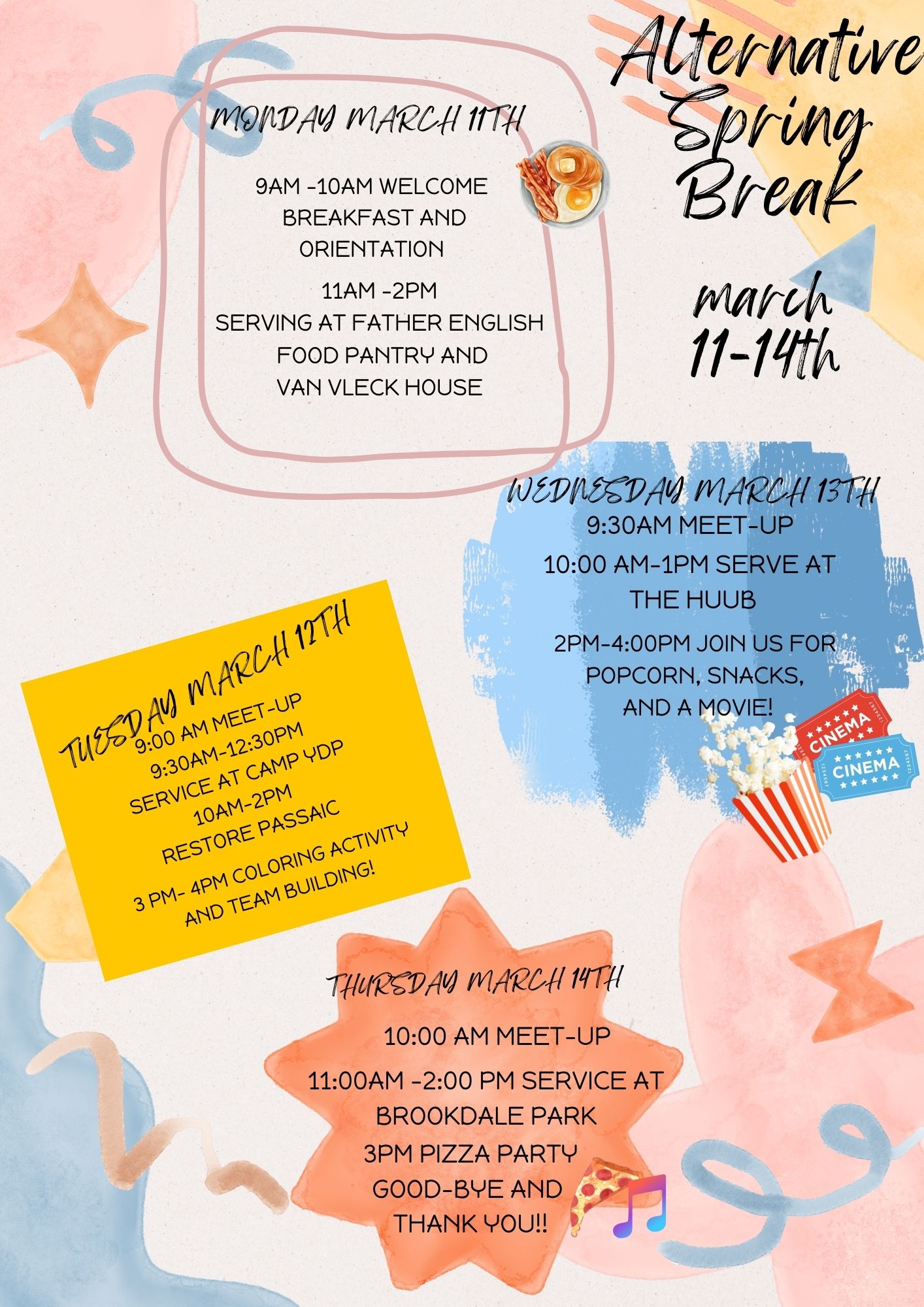 Alternative Spring Break – Volunteer Center - Montclair State University